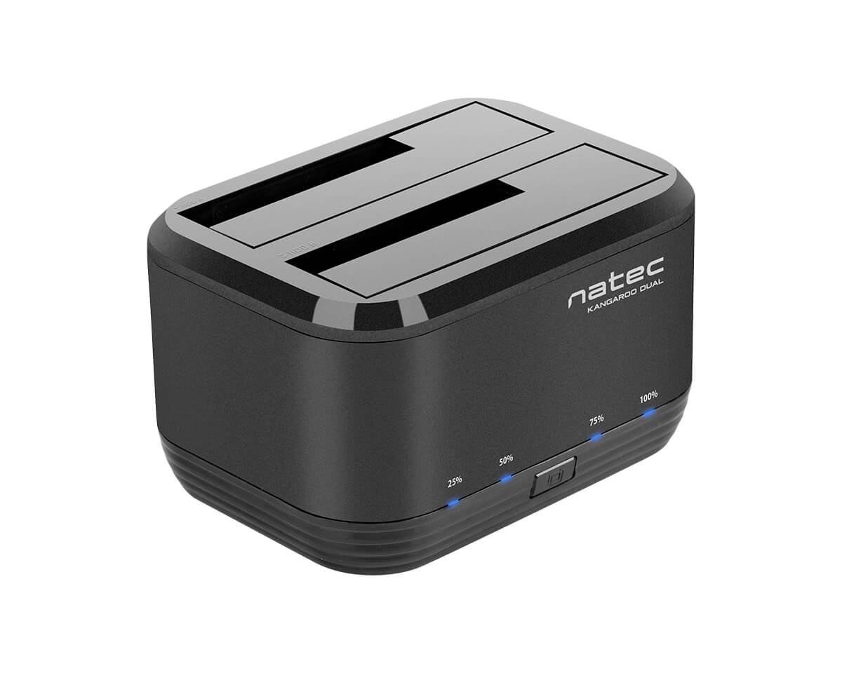 Natec Dockingstation Kangaroo DUAL Sata USB 3.0 HDD - MaxGaming.gg