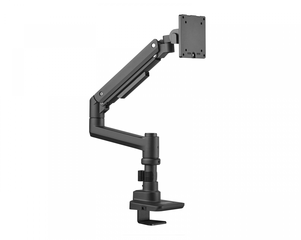 MaxMount Monitorhalterung 20kg Heavy-Duty 17”-49” Schwarz mit USB ...
