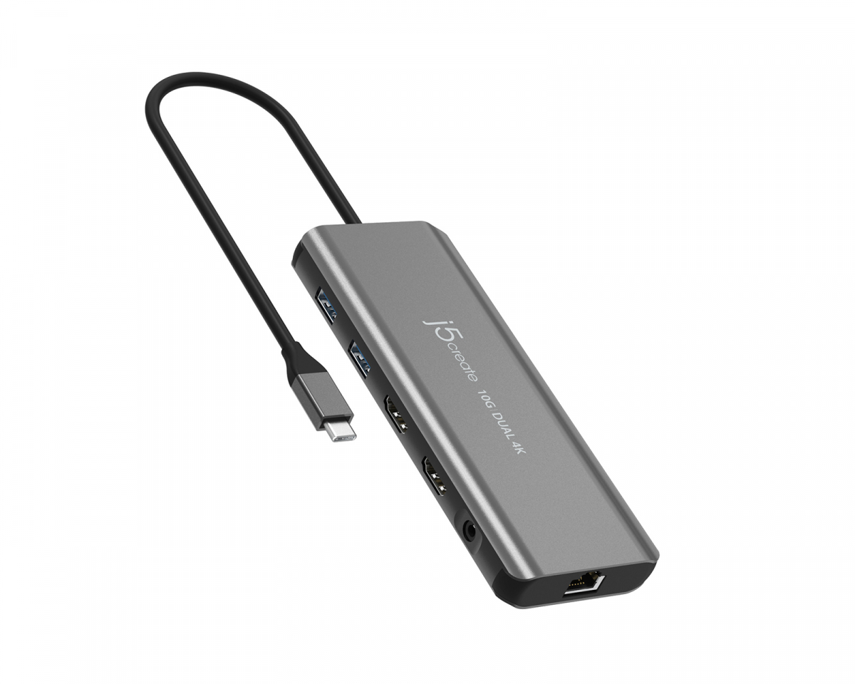j5create USB-C Dual 4K HDMI Mini Dock - MaxGaming.gg