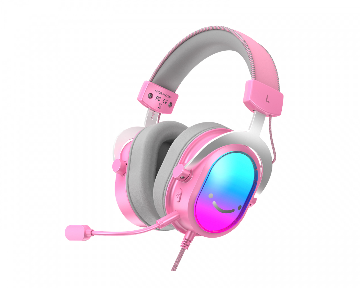 Fifine H16 Gaming-Headset - Rosa - MaxGaming.gg
