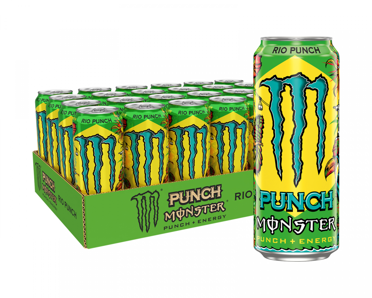 Monster Energy Rio Punch 24 x 500ml - MaxGaming.gg