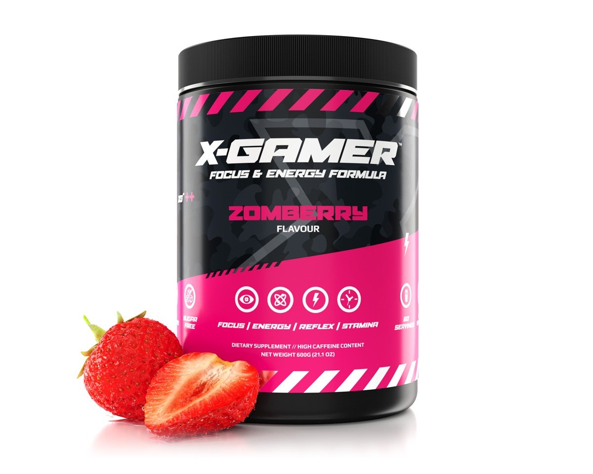 X-Gamer 600g X-Tubz Zomberry - 60 Tagesportionen - MaxGaming.gg