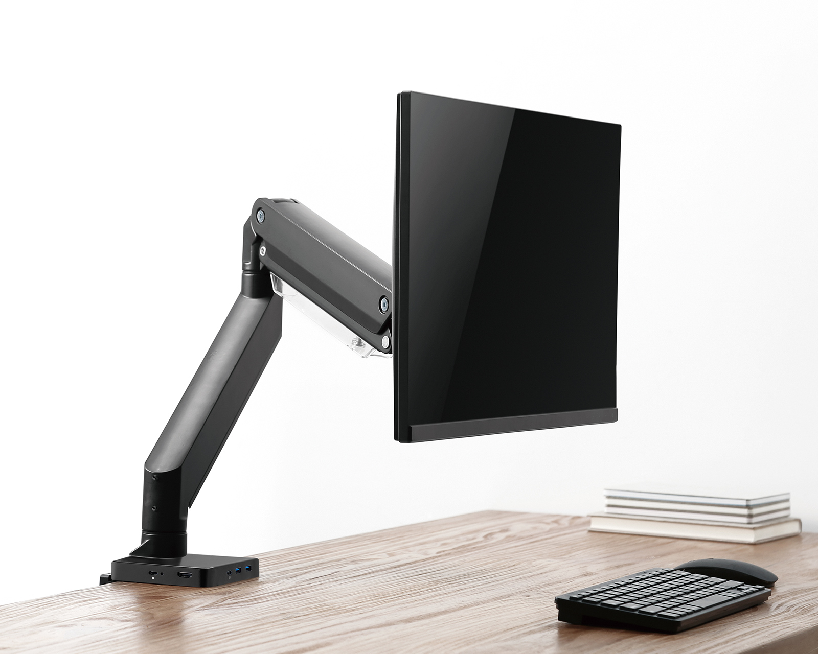 MaxMount Monitorhalterung Heavy-Duty Aluminium - USB 3.0-Hub - 1 ...