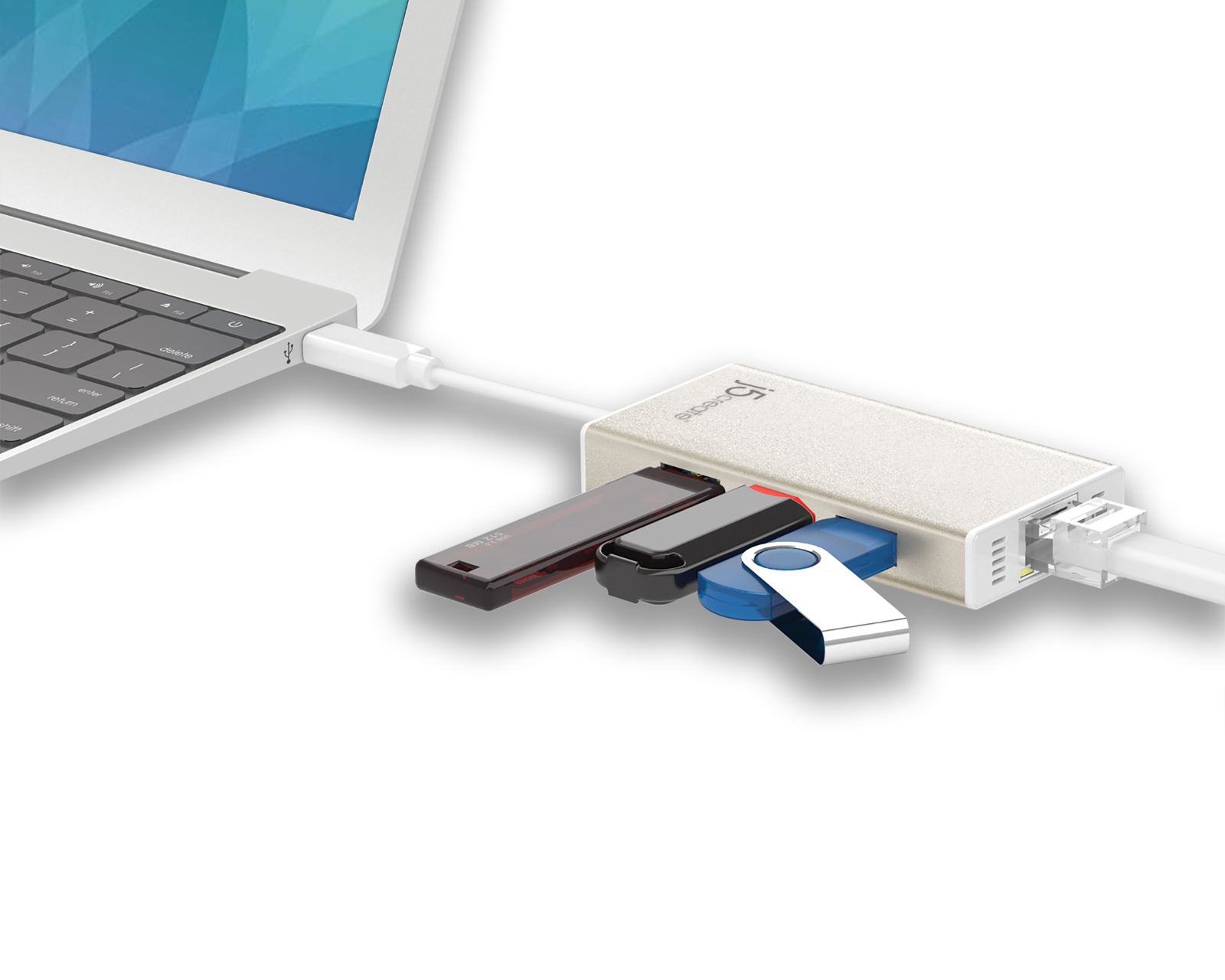 j5create USB-C Multi-Adapter Gigabit Ethernet, USB 3.1 HUB - MaxGaming.gg j5create USB-C Multi-Adapter Gigabit Ethernet, USB 3.1 HUB - MaxGaming.gg