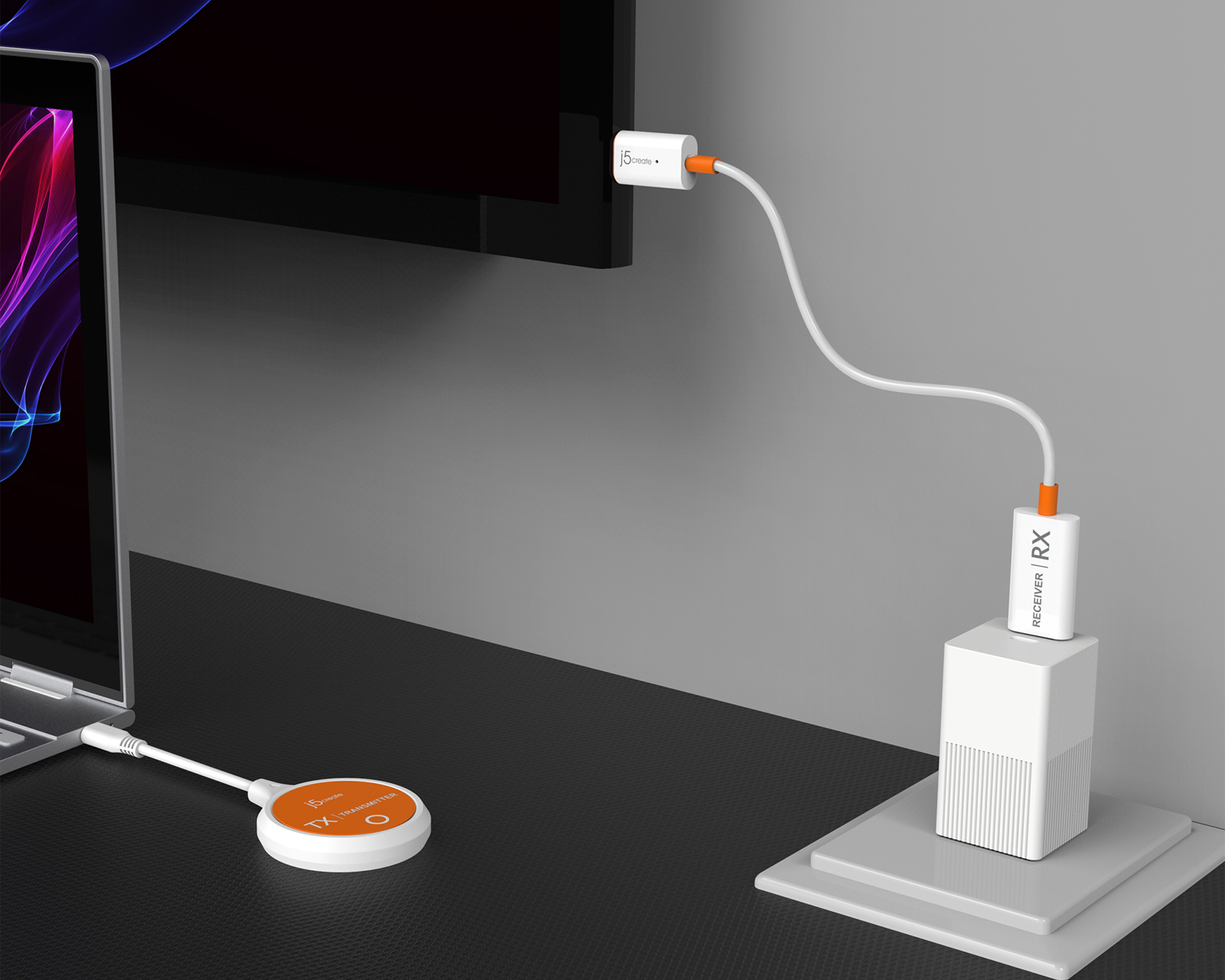 j5create ScreenCast USB-C Wireless Display HDMI Extender - MaxGaming.gg