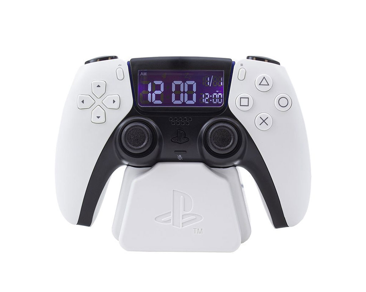 Paladone Playstation Alarm Clock PS5 WeiB Digitaler Wecker